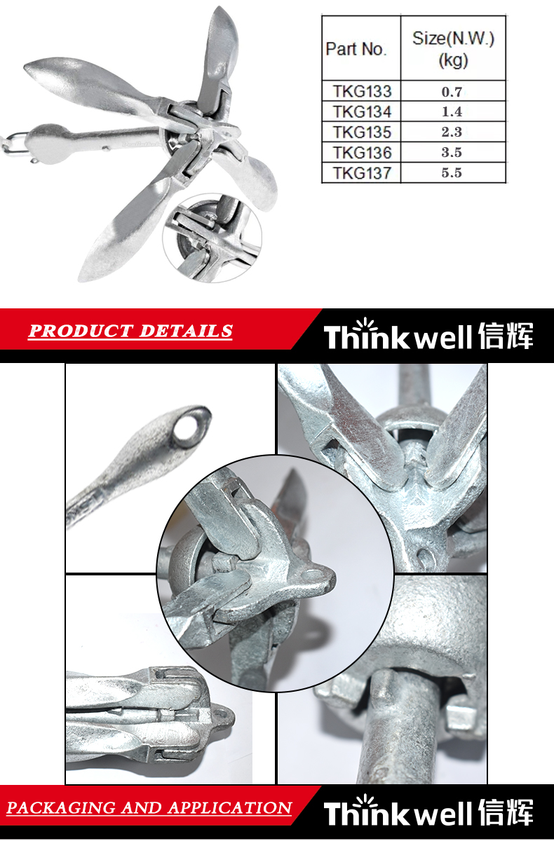 Type B Folding Anchor- Buy Product on Qingdao Thinkwell Hardware ...