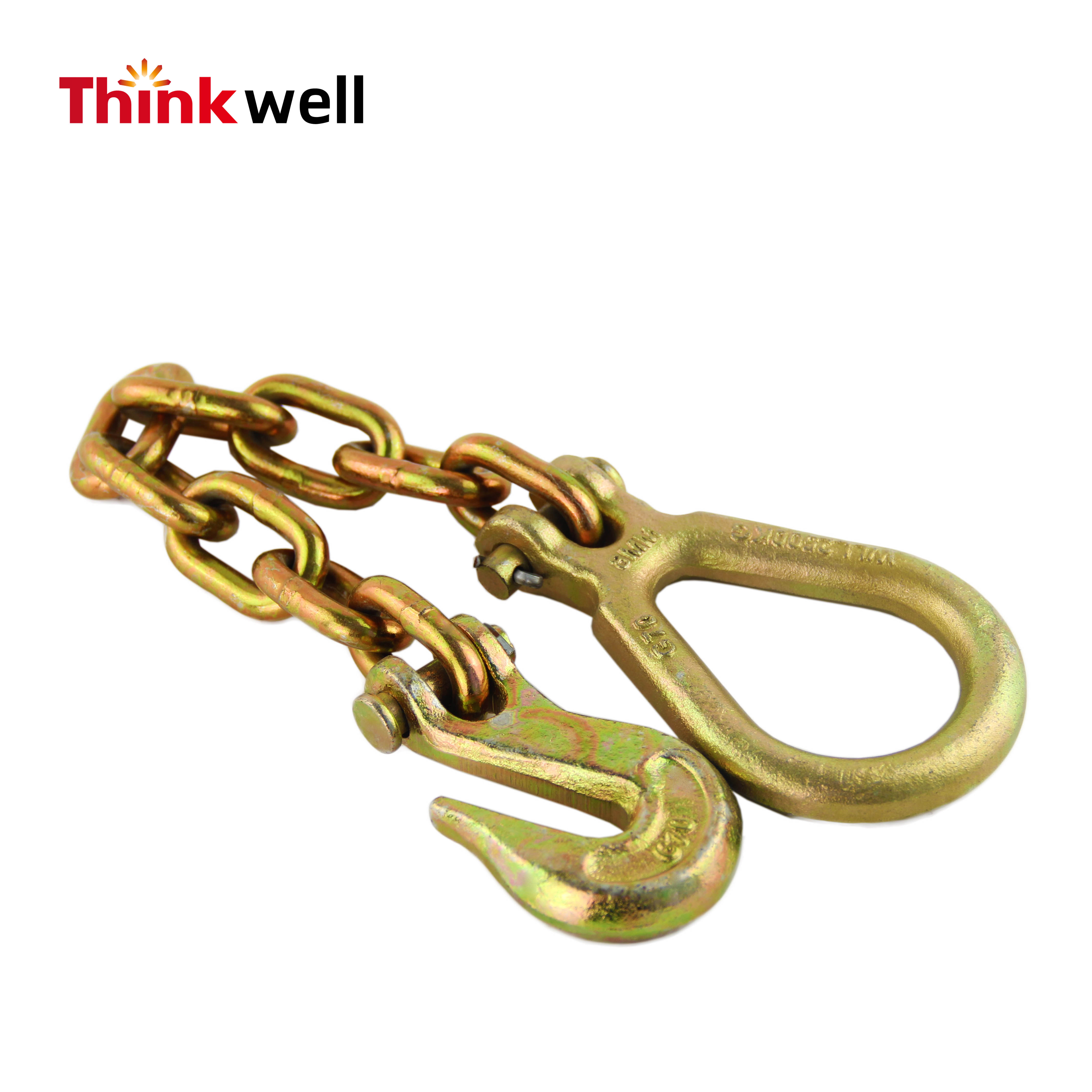 G70 Chain Assemblies with Grab Hook and Clevis Pear Link - Buy chain ...